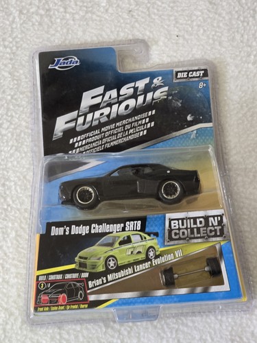 Fast & Furious, Dom's Dodge Challenger SRT8 Black, Brian's Lancer Evol ...