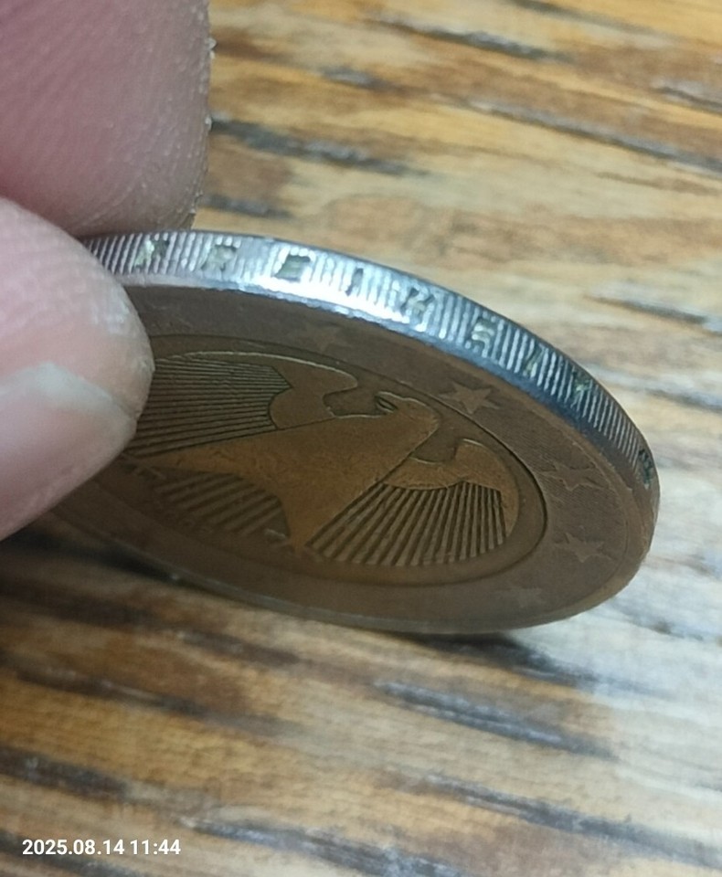 2002 Germany 2 euro coin with letter J, text upside down EXTREMELY RARE COIN | eBay