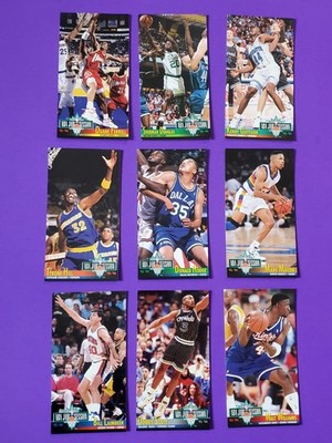 LOT of 9 1993-94 FLEER NBA JAM SESSION BASKETBALL TRADING CARDS TALL | eBay
