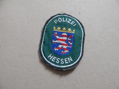 Obsolete German Hessen State Police Cloth Badge B HF | eBay UK