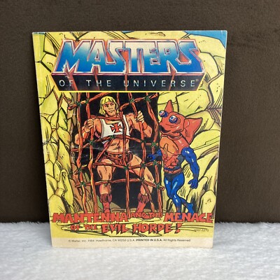 Vtg 1984 MOTU Mantenna and the Menace of the Evil Horde Mini Comic Book ...