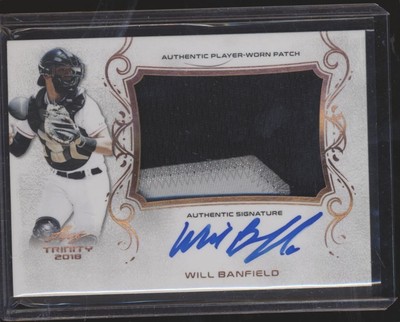 2018 LEAF TRINITY 3 COLOR JERSEY AUTO WILL BANFIELD | eBay