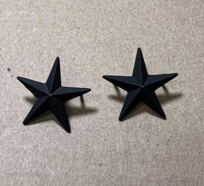 Genuine U.S. AIR FORCE GENERAL STARS: BRIGADIER GENERAL - BLACK METAL ...