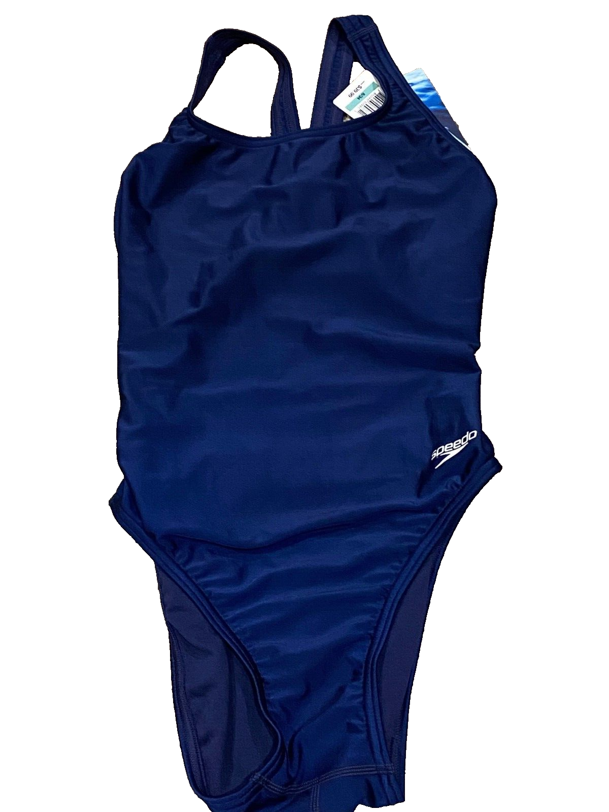 Speedo Pro Racerback Swimsuit Women's size 8 / 34 Navy | eBay