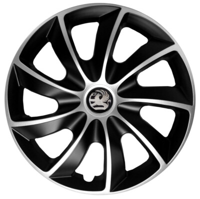 16" Wheel trims fit Vivaro Astra Zafira 4 x16 inches black silver | eBay UK