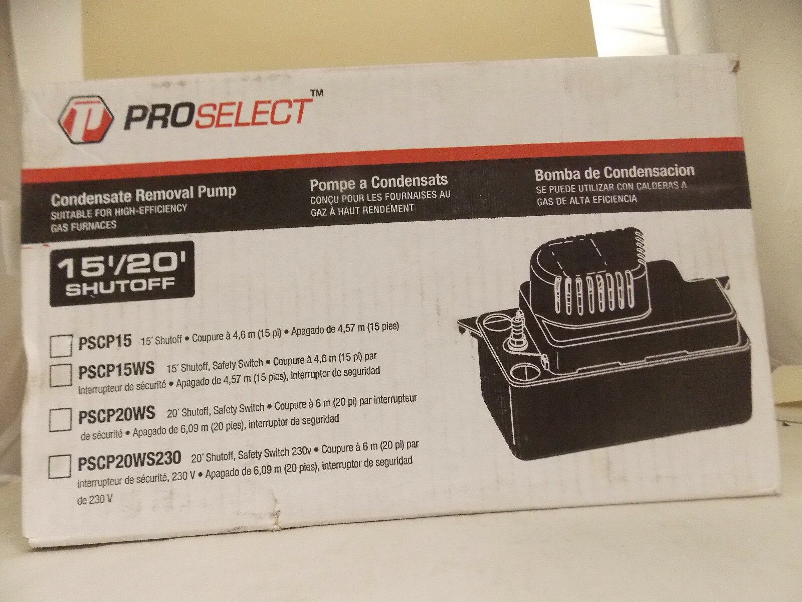 ProSelect PSCP20WS230 Condensate Removal Pump 230v for sale online | eBay
