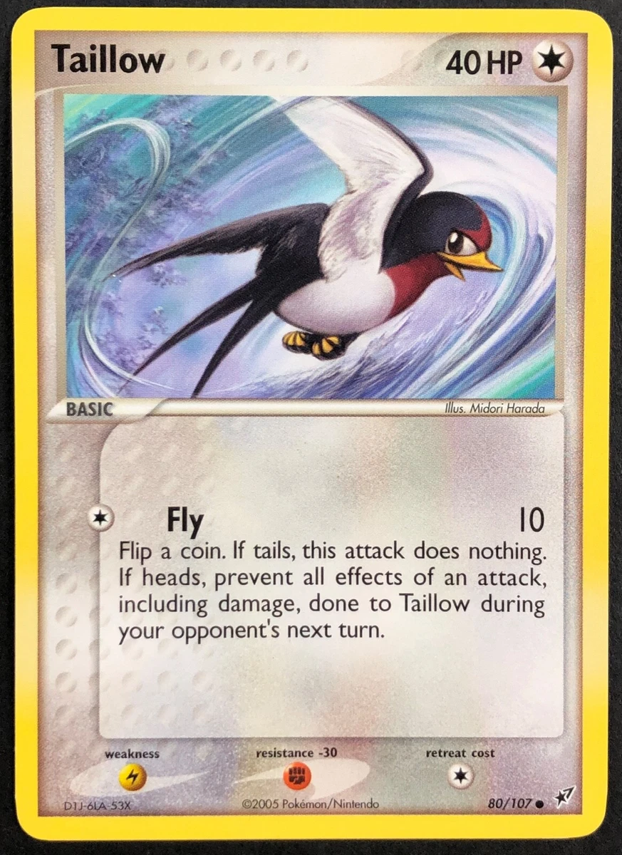 Pokemon Taillow Card