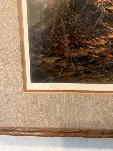 Terry Redlin Autumn Run - Signed/Numbered Limited Edition Print | eBay