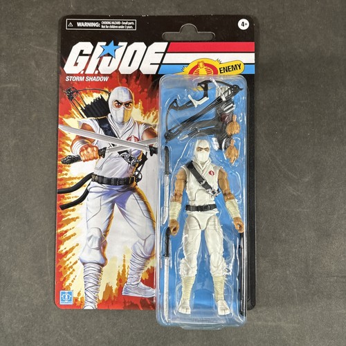 STORM SHADOW COBRA GI JOE 1:12 ACTION FIGURE HASBRO RETRO CARD NEW ON ...
