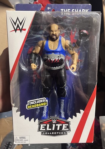 WWE Mattel Elite The Shark 2018 Figure New Sealed John Tenta Earthquake ...