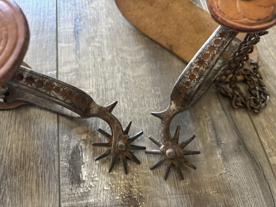 Antique North-Judd Nickel Plated Horse Spurs (Anchor Stamped Logo) | eBay