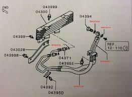 Genuine Mitsubishi OEM HOSE, ENG OIL COOLER RETURN MONTERO (MMNA ...