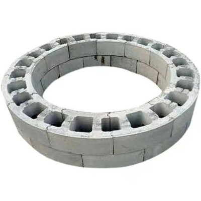 Round Concrete Block Bricks Plastic Mold Set Ground Circle Module DIY ...