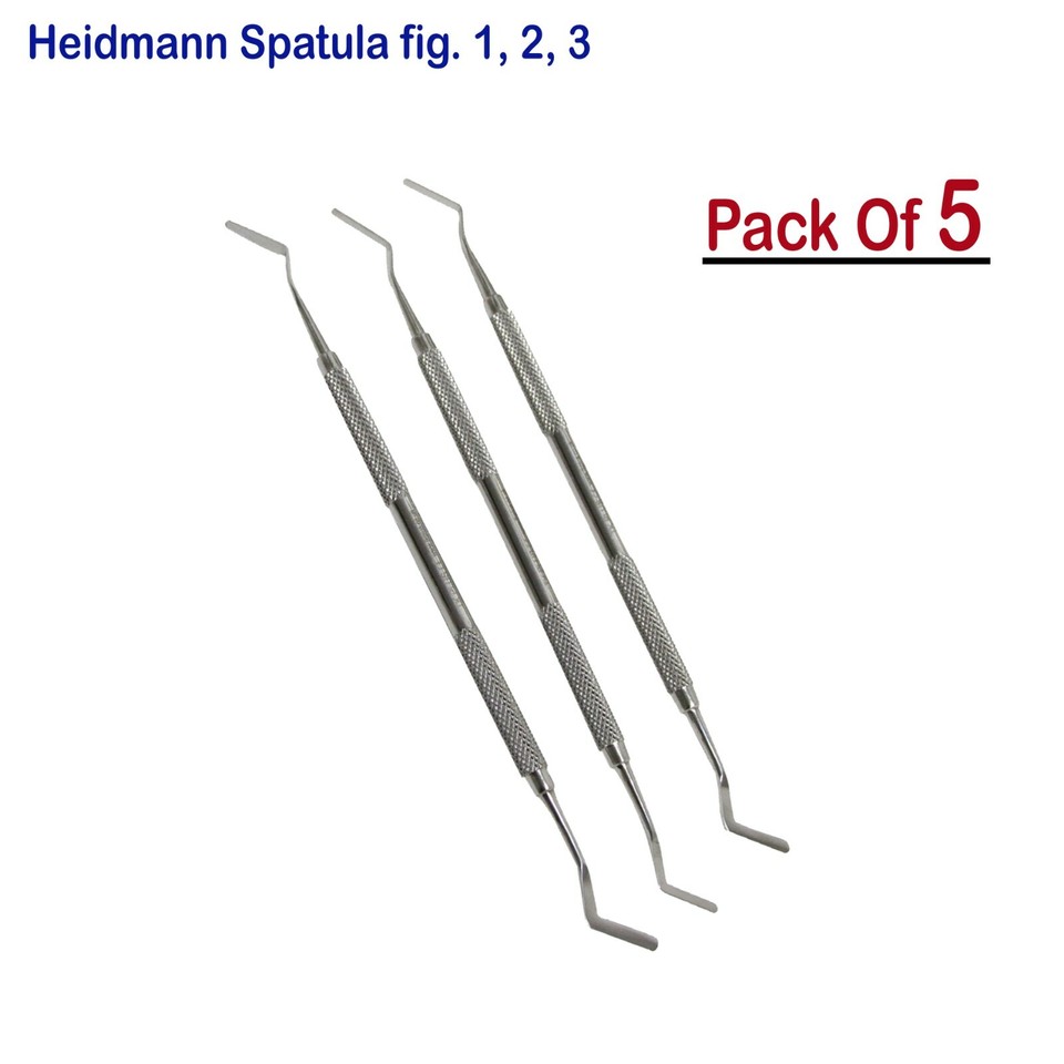 Dentistry Plastic Filling Lab Instruments Heidemann Spatulas Pack of 5 ...