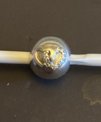 Pandora Heart Bond Clip Charm 925 ALE. | eBay