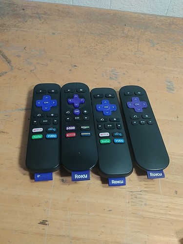 Lot of 4 Roku Mixed Brands TV Remote control | eBay