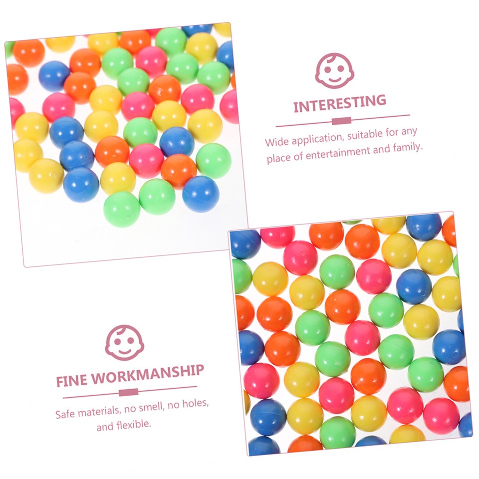 100PCS Small Counting Balls Colored Balls Kids Mathematics Educational ...