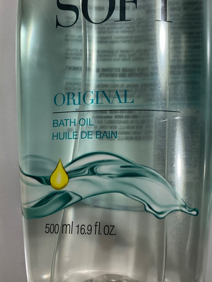 Avon~Lot of 2~Skin So Soft Original Bath Oil w/Jojoba,16.9 oz~New ...