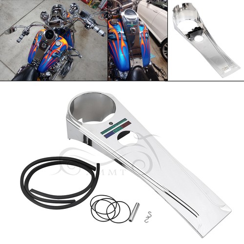 Chrome Long Dash Panel For Harley Softail 91-95 Dyna FXD Super Glide ...