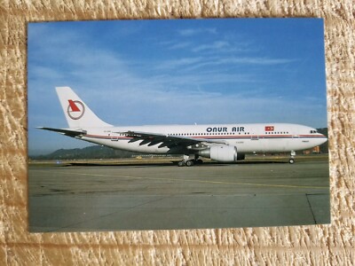 ONUR AIR AIRBUS A300B4-103 AT ZURICH.VTG AIRCRAFT POSTCARD*P48 | eBay