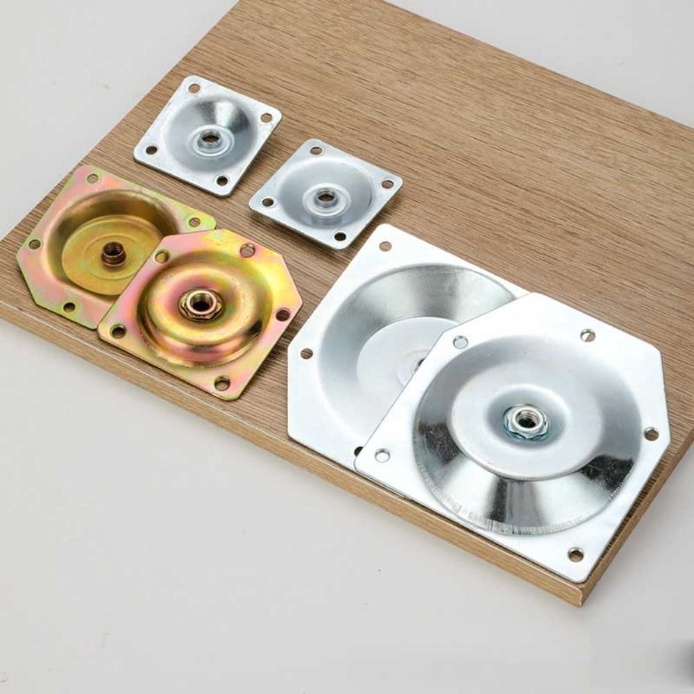 Chairs Legs Fixing Plate Galvanized Iron Table Feet Set Mounting Plates ...