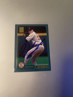 Derek Lowe signed baseball card autographed MLB trading card Red sox ...