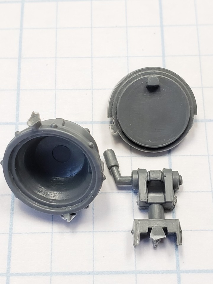 Warhammer 40k Astra Militarum Bits Tank Accessories Sprue Turret ...