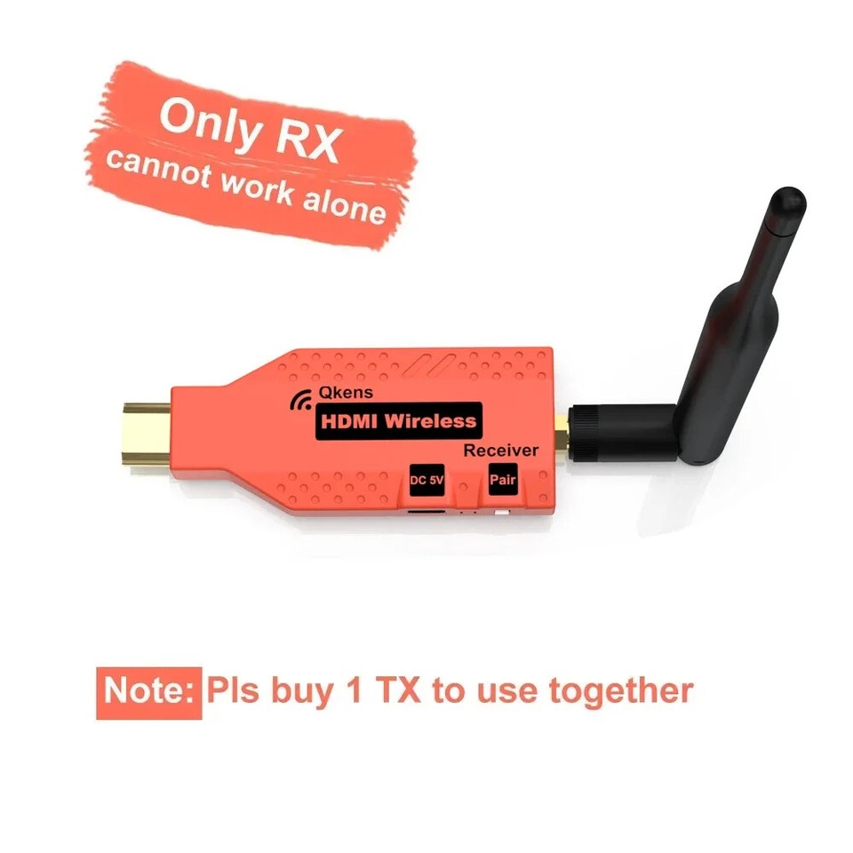 100m Wireless HDMI Extender PC To TV Share Display Video Transmitter or ...