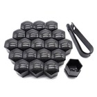 20Pcs 19mm Car Wheel Lug Nut Cover Bolt Protector Hub Screw Cap Trims ...