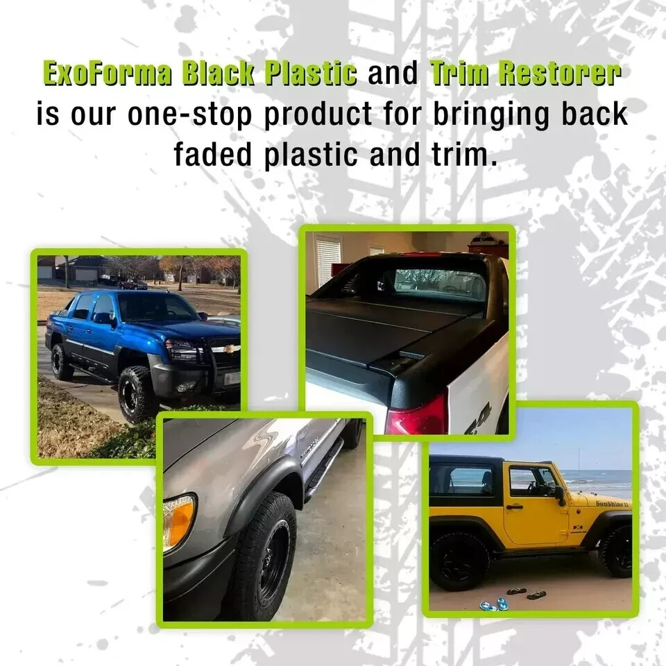 ExoForma Black Trim Restorer - Restores Factory Black to Plastic Trim - Protects | eBay