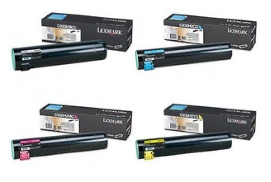 4 Original Lexmark Toner X950 X952 X954 De / X950X2KG X950X2CG X950X2MG ...
