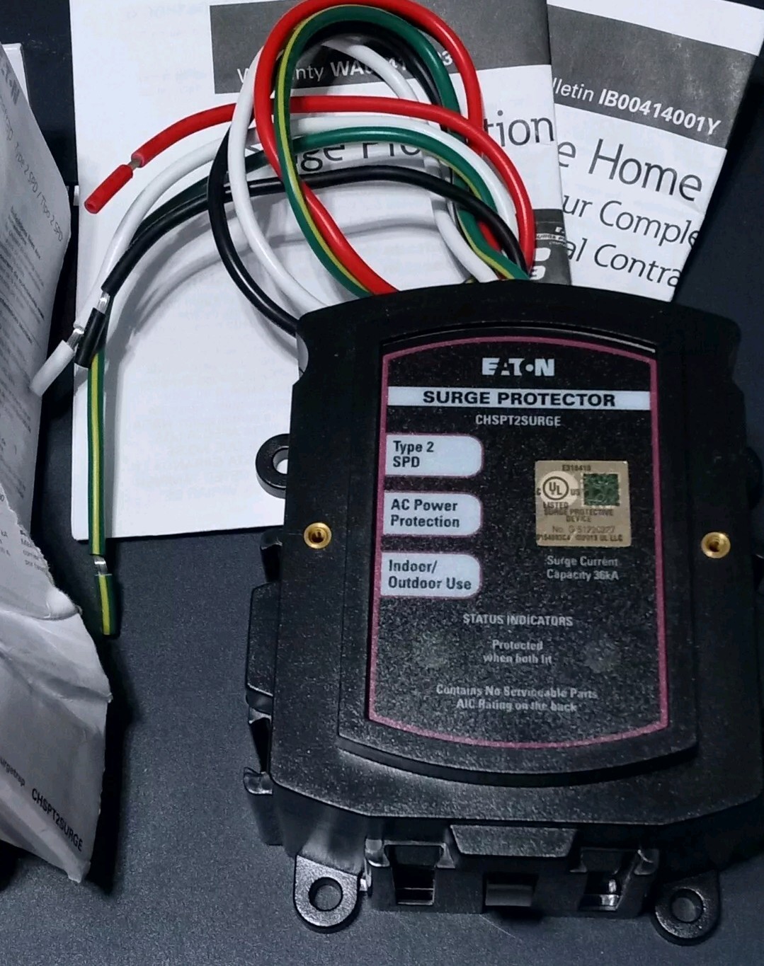 Eaton CHSPT2SURGE Type 2 SPD Whole House Surge Protector NEW | eBay