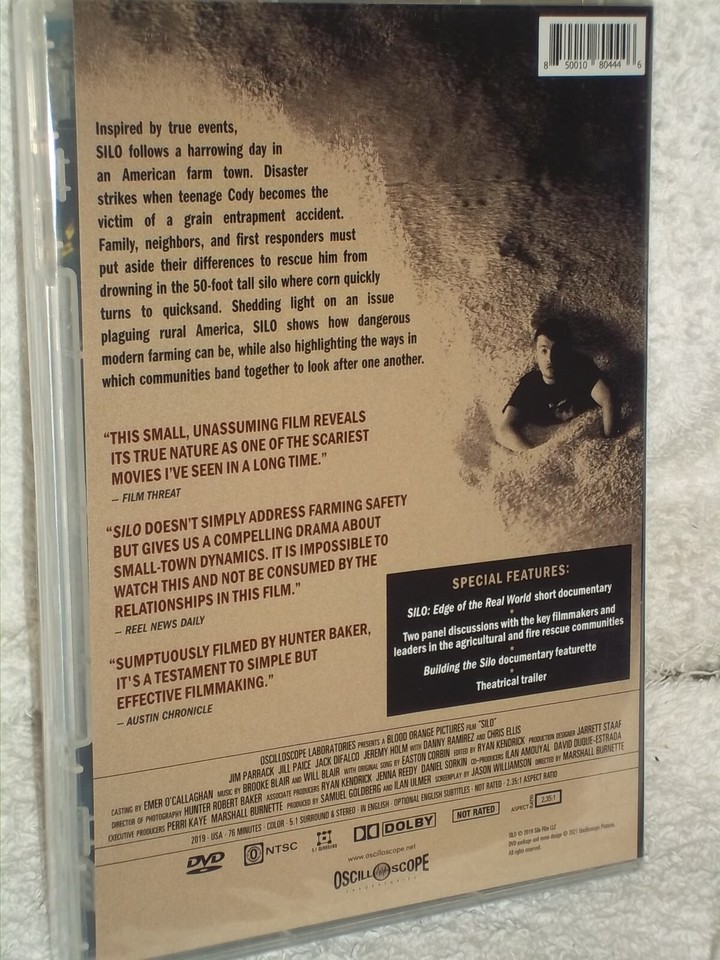 Silo (DVD, 2021) NEW Marshall Burnette Jim Parrack Jill Paice grain ...