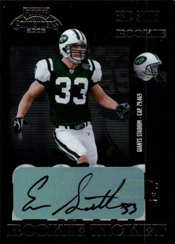 B3742- 2006 Playoff Contenders #177 Eric Smith RC Auto Ny Jets - Nm-Mt ...