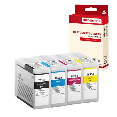 Cartouche EPSON T8501 T8502 T8503 T8504 EPSON Multipack Compatible x 4 ...