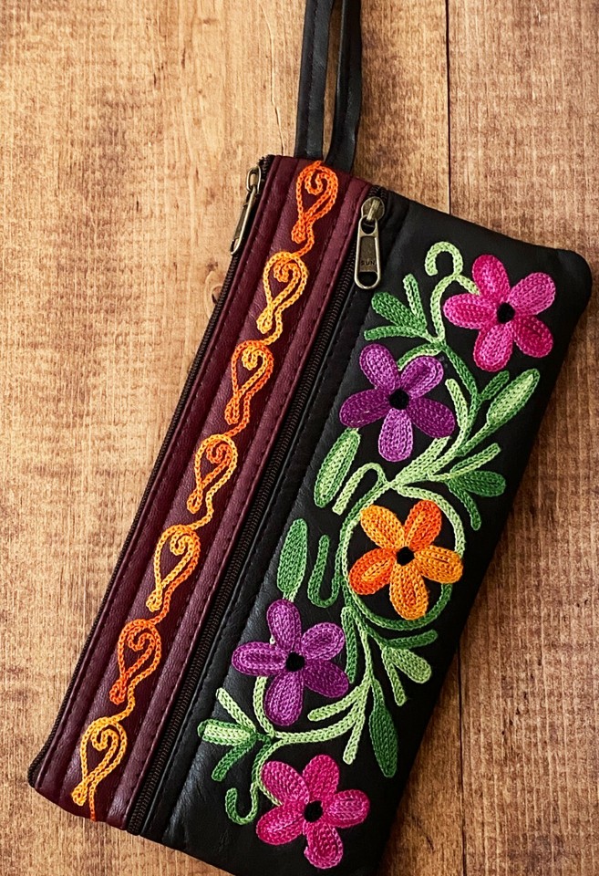 Boho zipper wallet, money bag,Pencil case, cosmetic pouch,Travel ...