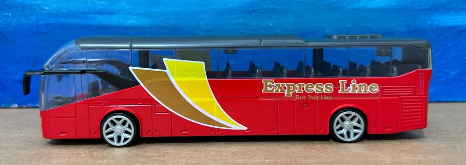 PERSONALISED Name Coach Bus Toy car Model boy girl dad mom uncle ...