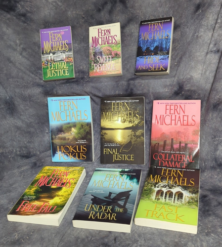 Lot of 9 Fern Michaels Paperback Books Romance Thriller Suspense | eBay