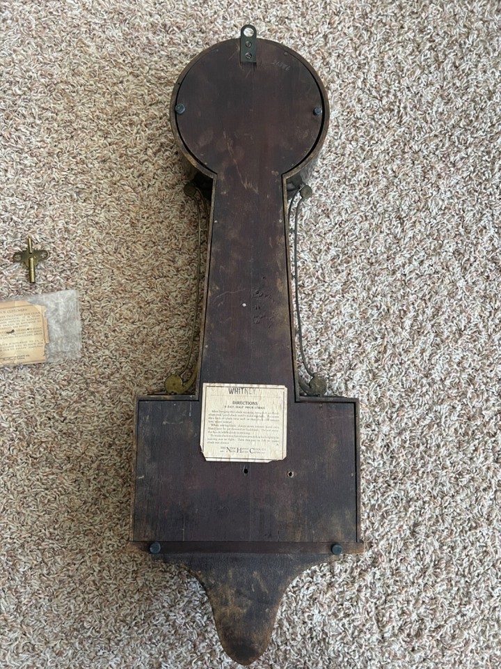 New Haven Clock Co "WHITNEY" Banjo Wall Clock 8 Day 1/2 Hour Strike | eBay