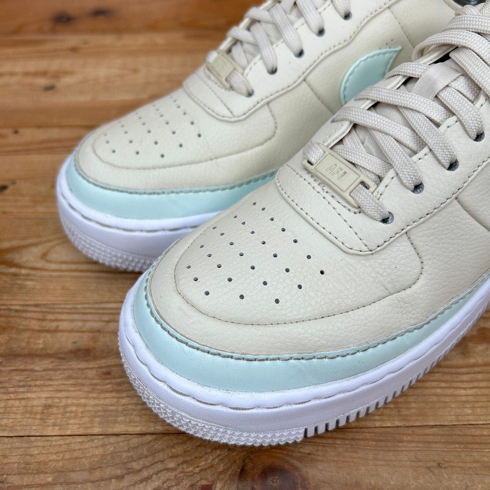 Nike Trainers Womens Size UK 6 Air Force 1 Beige Jester XX Platform ...