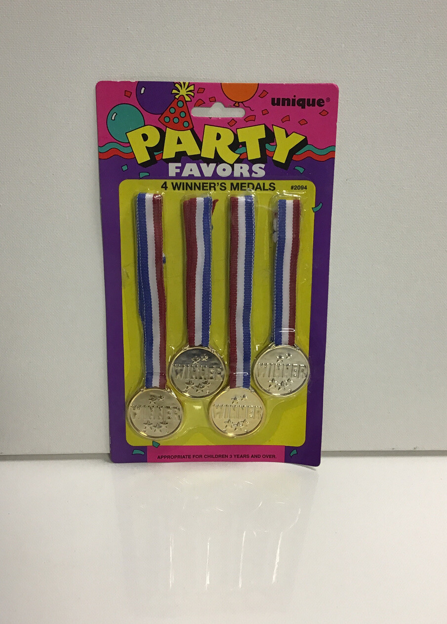 Birthday Party Favors Winning Medals Toy Novelty Necklace | eBay