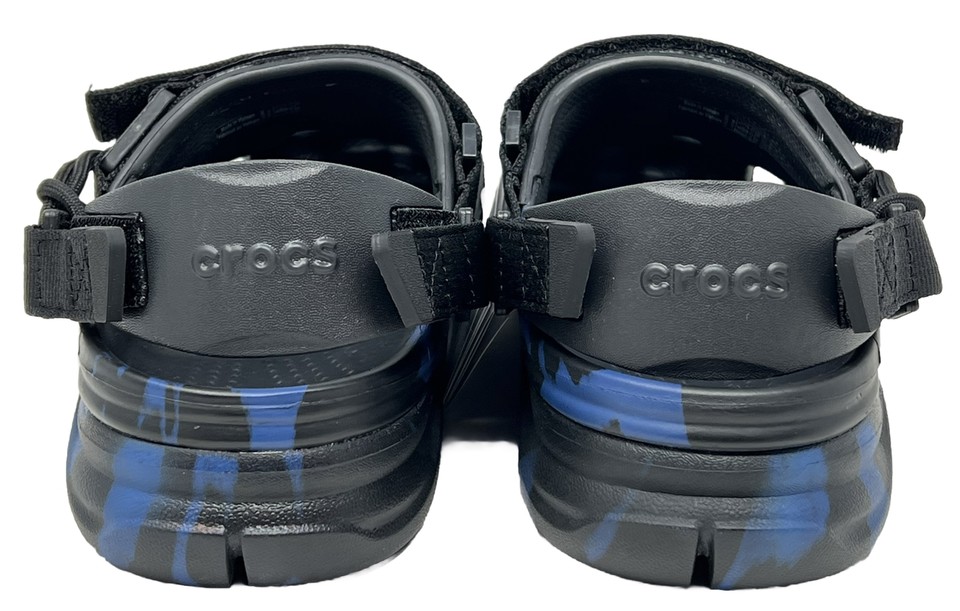 Post Malone X Crocs Duet Max Clog Womens size 8 Mens size 6 Black/Blue ...