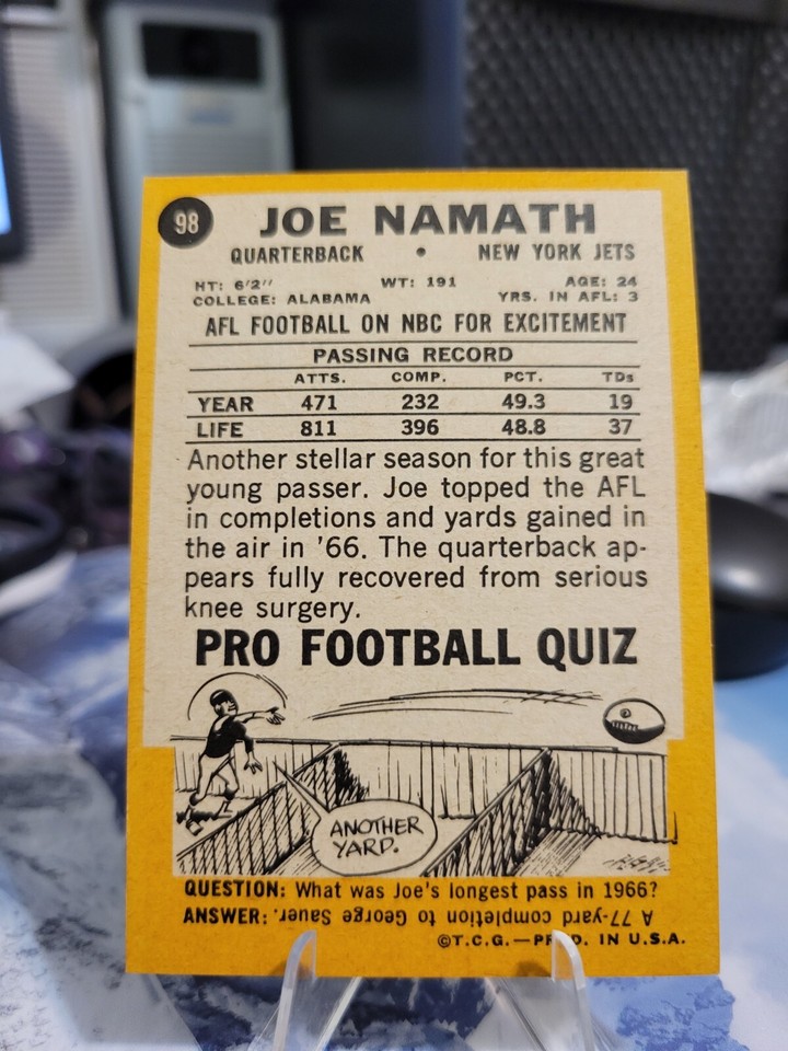 1967 Topps Football Complete Set 132 super nice. NICEST SET THAT I EVER ...