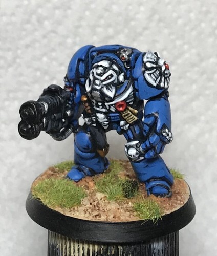 25mm 28mm well painted Warhammer 40k Ultramarines terminator heavy ...
