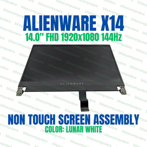 Dell ALIENWARE X14 R1 FHD 144hz Lunar WHITE Screen 5HX3N 6JVV2 PPCRY | eBay