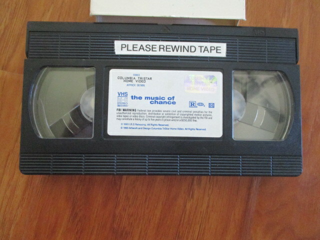 The Music of Chance (VHS, 1994, Closed Captioned) for sale online | eBay