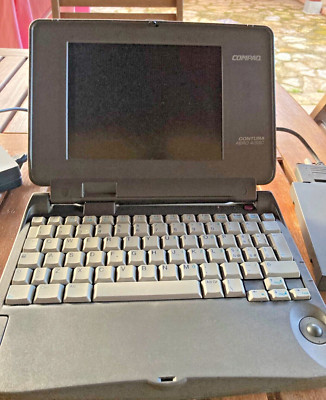 Notebook Compaq Contura Aero 4/33C rarità vintage floppy | eBay
