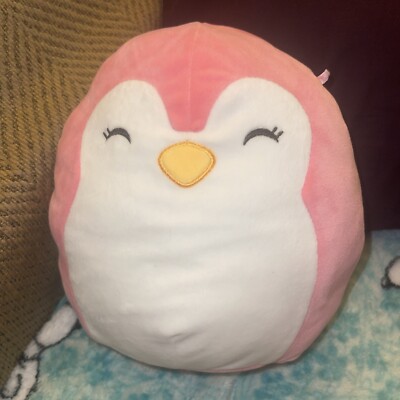 Squishmallow Piper the Pink Penguin Pink White Kelly Toy | eBay