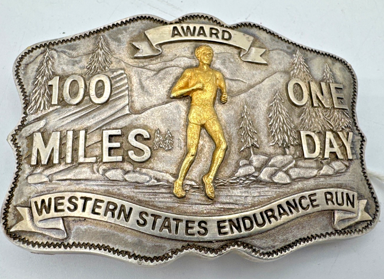 Western States 100 Mile Finisher Buckle – Heavy Sterling Silver 5.784 ...