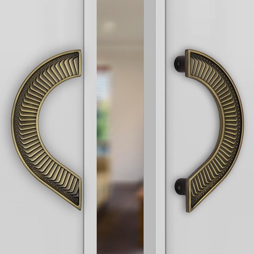 8 Inch Round Shape Main Door Handle Pull Push Handle for Home Decor ...